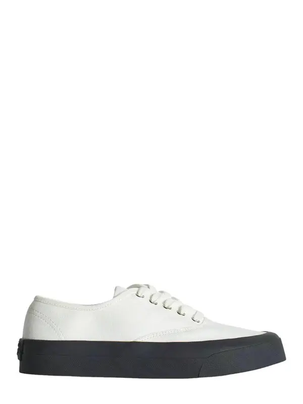 Maison Kitsuné Contrast-sole Sneakers - White
