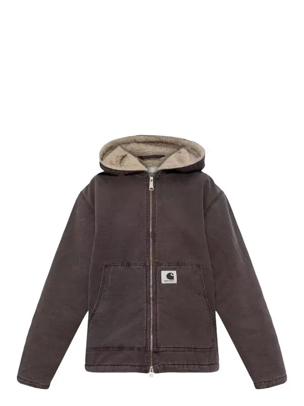 Carhartt Work In Progress Zip-up Hooded Jacket - Brown