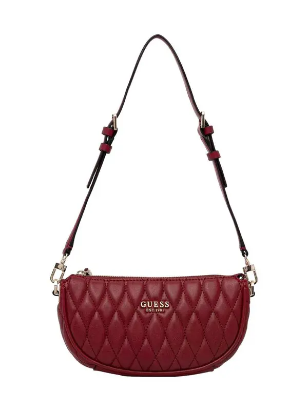 Guess Quilted Shoulder Bag - Red