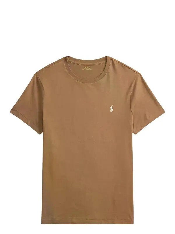 Polo Ralph Lauren Custom Slim Fit Crew-neck T-shirt - Brown