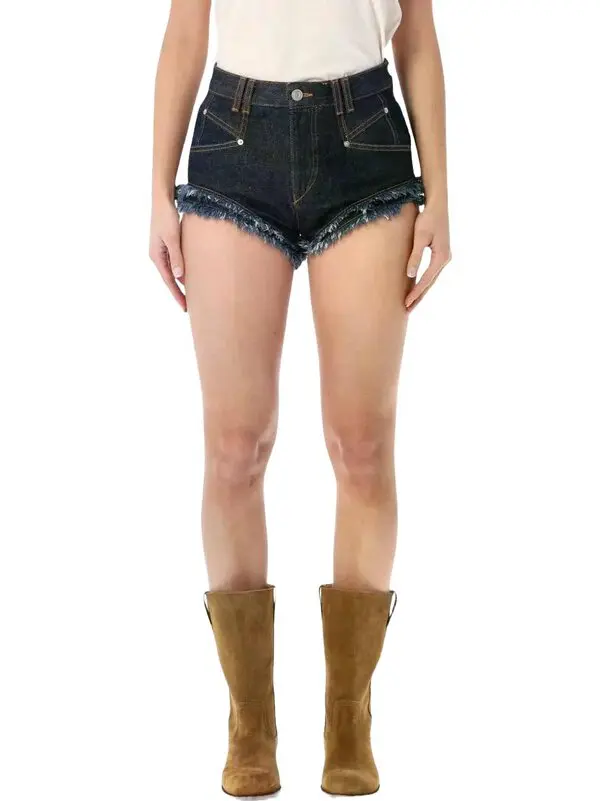 Isabel Marant Eneidala Denim Shorts - Blue