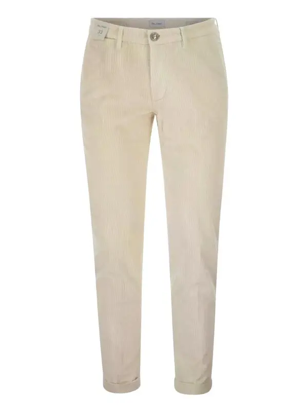 RE-HASH Ribbed Chinos Trousers - Neutrals