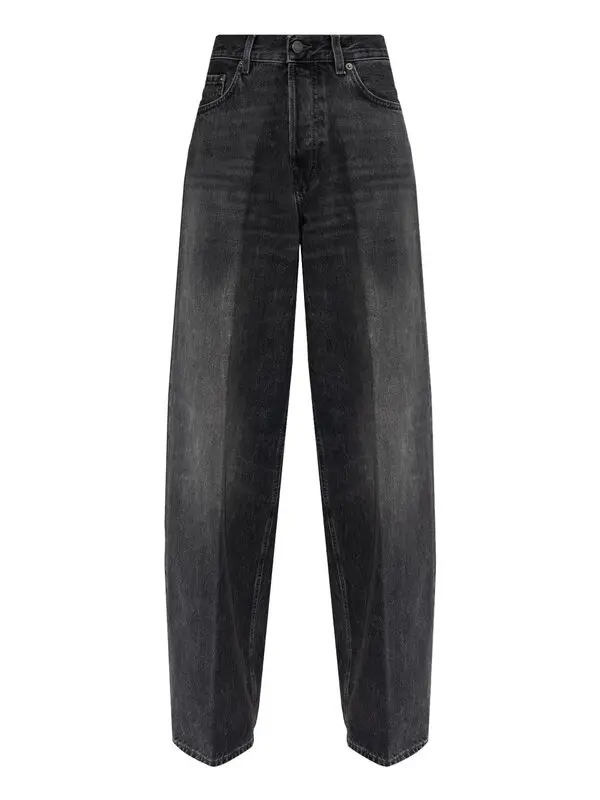HAIKURE Bethany Wide Leg Jeans - Black