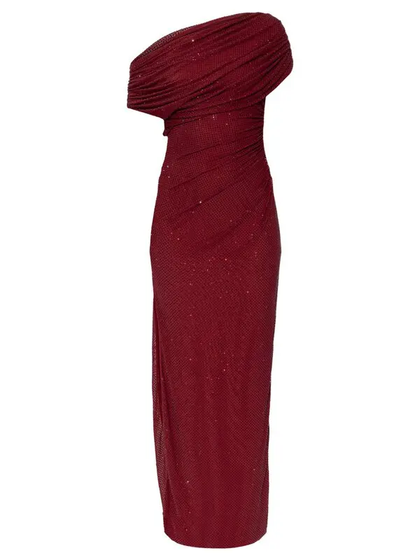 SELF-PORTRAIT Sequin Gown - Burgundy