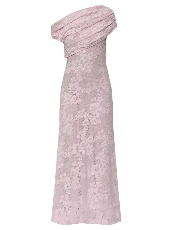 SELF-PORTRAIT Lace Dress With Sequins - Pink