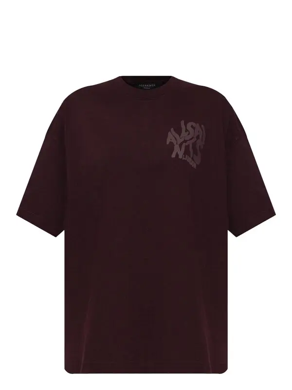 ALLSAINTS Orlando T-shirt - Burgundy