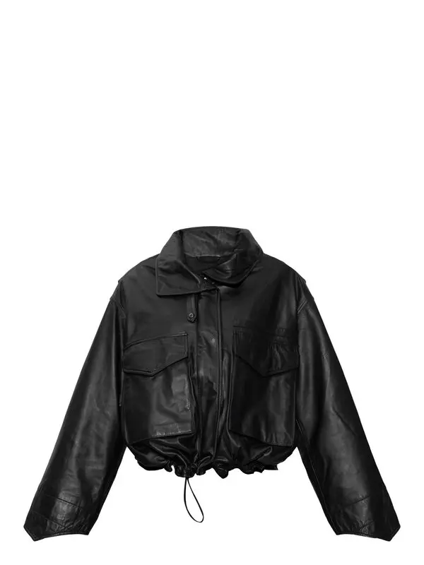 ALLSAINTS Clay Leather Jacket - Black