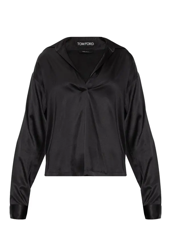 TOM FORD Silk Shirt - Black