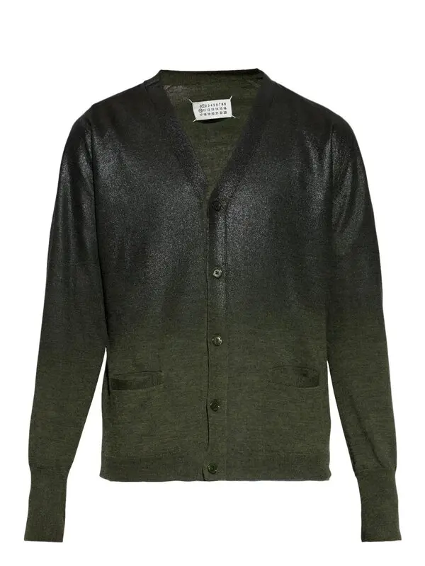 MAISON MARGIELA Wool Cardigan - Green