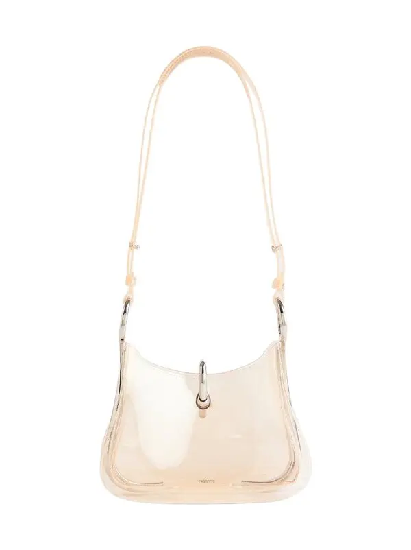 Rabanne Small Transparent Ring Bag - Pink