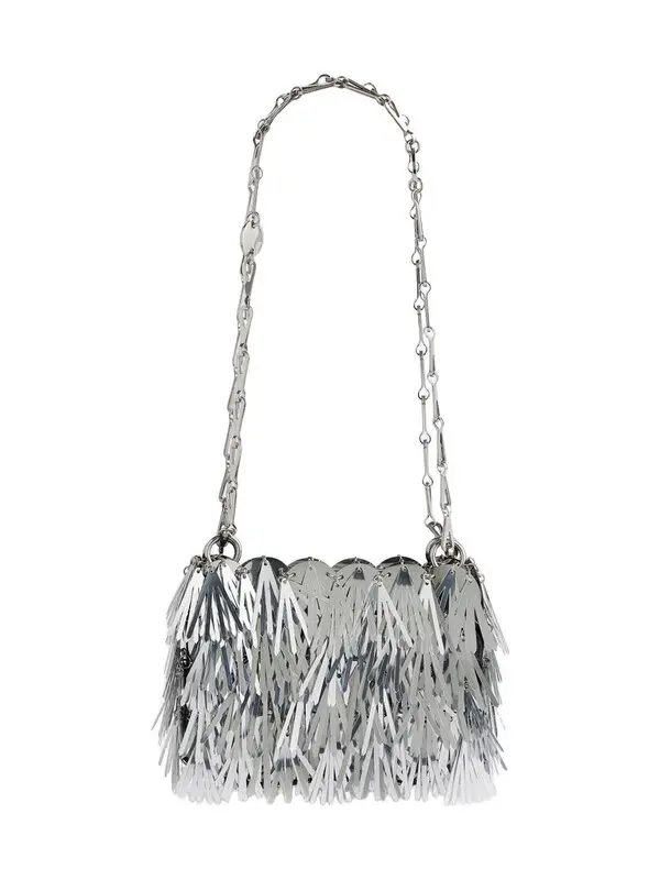 Rabanne Sparkle Nano Metallic Bag - Silver