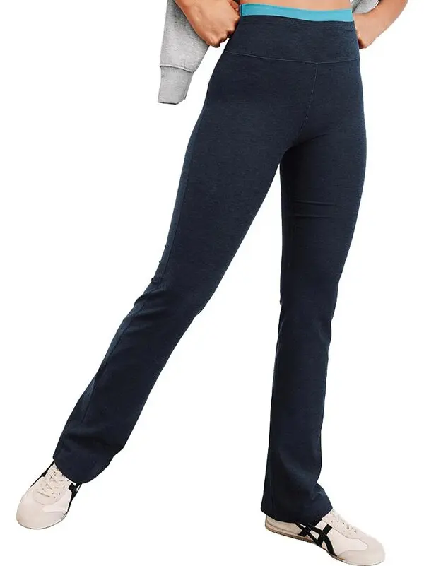 Beyond Yoga Spacedye Layered Bootcut Pants - Nocturnal