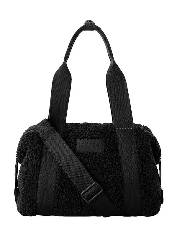 Dagne Dover Landon Small Convertible Carryall Tote - Onyx Shearling