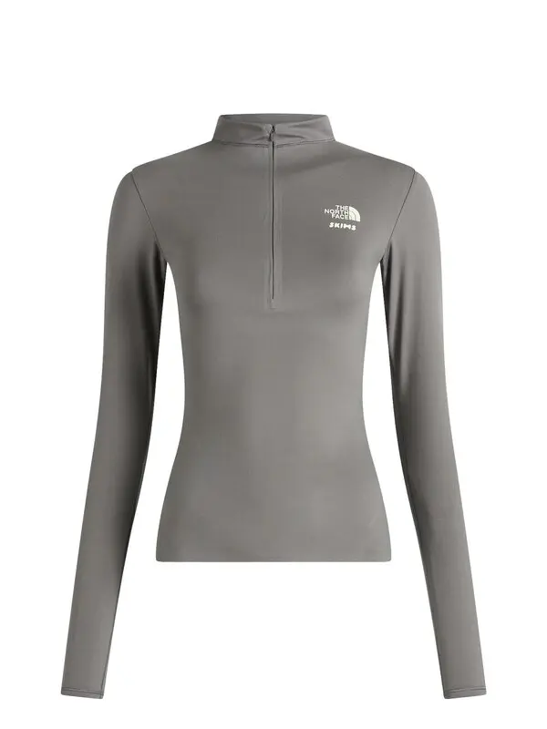 The North Face X Skims Refina Long Sleeve Top - Sk Gunmetal