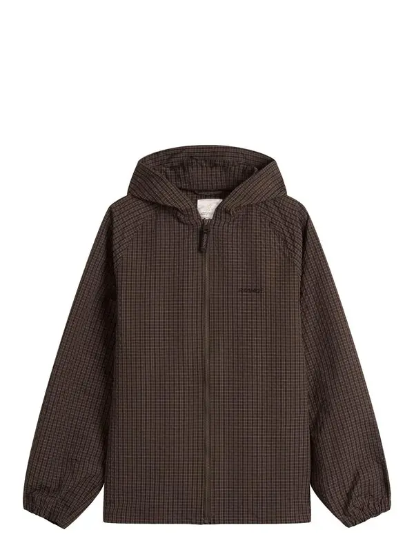 Gramicci Northside Plaid Hooded Jacket - Deep Brown