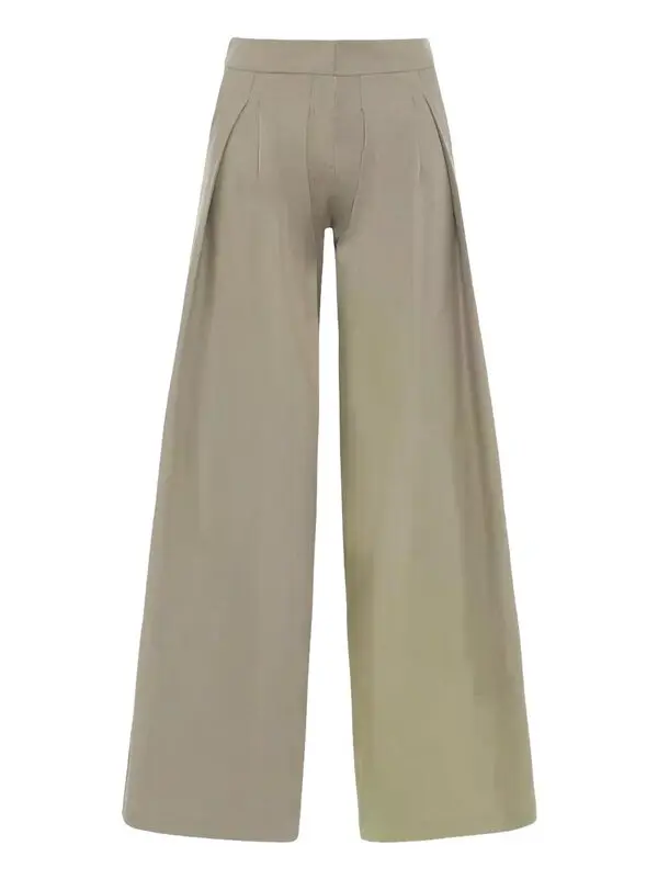 Le Kasha Concealed-fastening Wide Leg Trousers - Neutrals