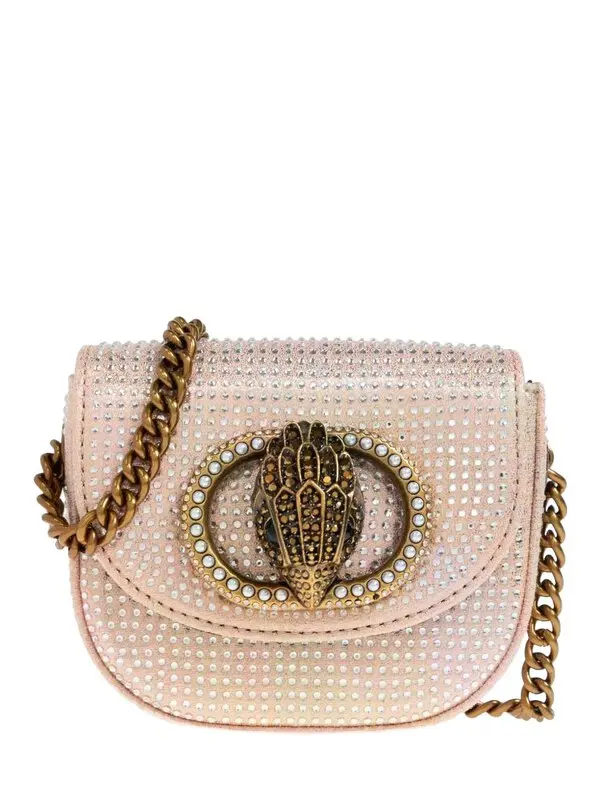 Kurt Geiger Embellished Mini Bag With Chain Strap - Neutrals