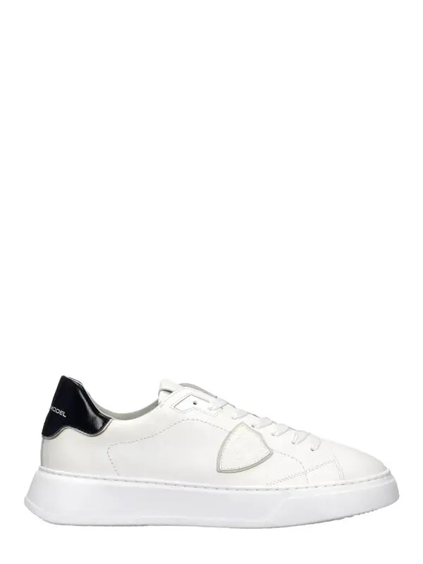 Philippe Model Leather Trainers - White