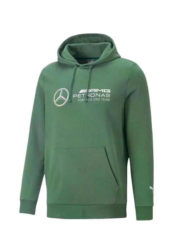 PUMA Logo Hooded T-shirt - Green