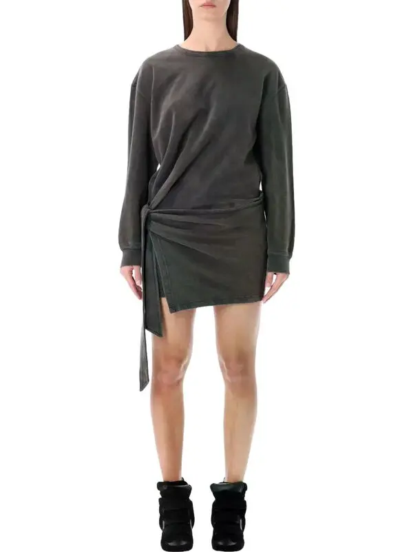 MARANT ETOILE Zae Mini Dress - Grey