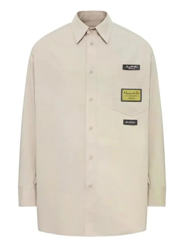 MAISON MARGIELA Long-sleeved Shirt - Neutrals
