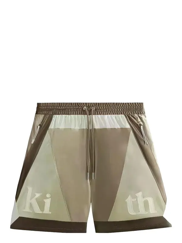 Kith Patchwork Logo Shorts - Neutrals