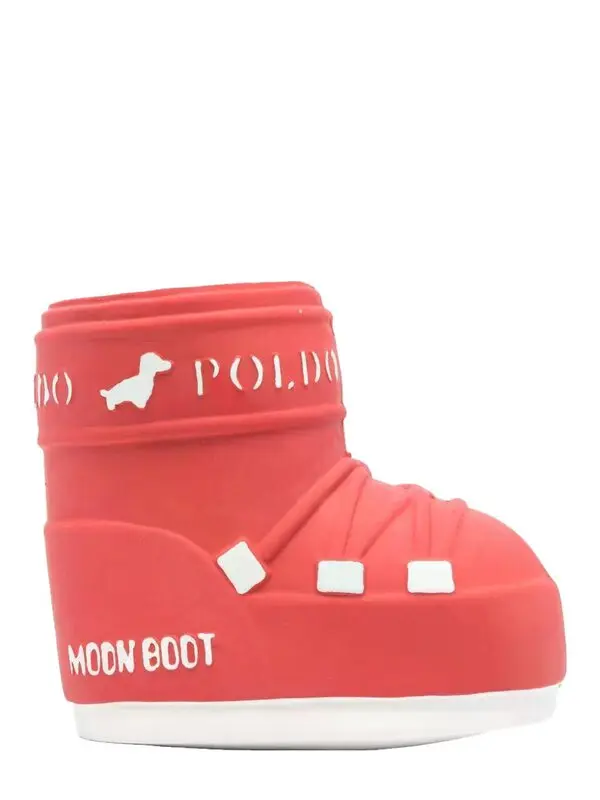 Moon Boot Dog Motif Pet Boot - Red
