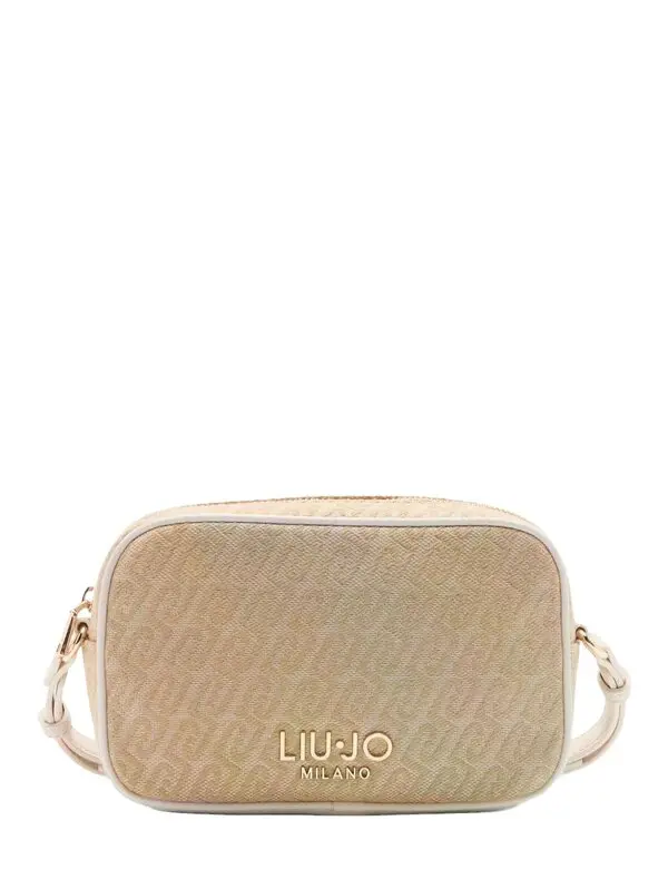 Liu Jo Jacquard Logo Crossbody Bag - Neutrals