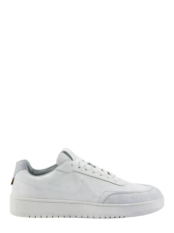 Paul & Shark Club Riviera Leather Sneakers - White