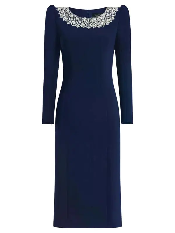 Jenny Packham Jacquetta Embellished Midi Dress - Blue
