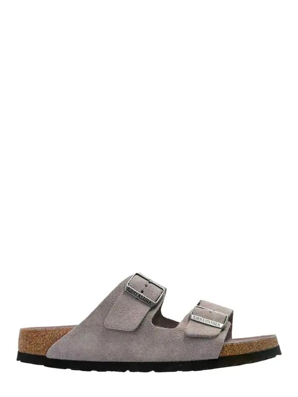BIRKENSTOCK Arizona Suede Sandals - Grey