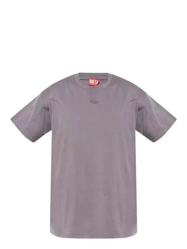 DIESEL® T-norm-int Logo T-shirt - Grey