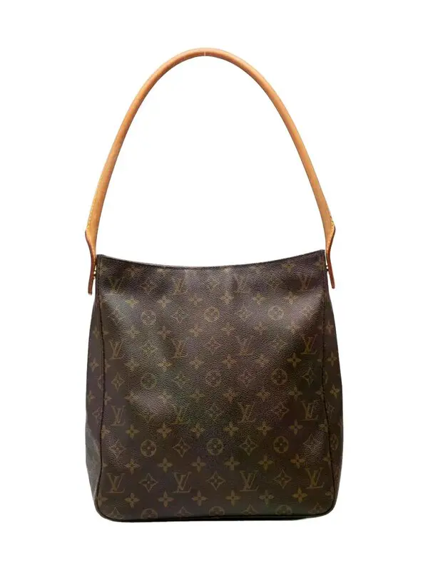 LOUIS VUITTON 2000 Monogram Looping Gm Shoulder Bag - Brown