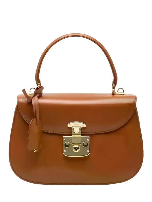 Gucci 20th Century Lady Lock Satchel - Brown