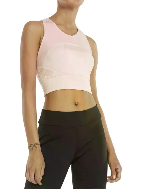 PUMA Evostripe Evoknit Crop Top - Pink