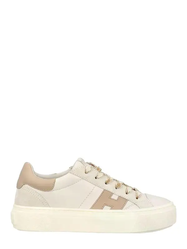 Hogan Crosswind Suede Sneakers - Neutrals