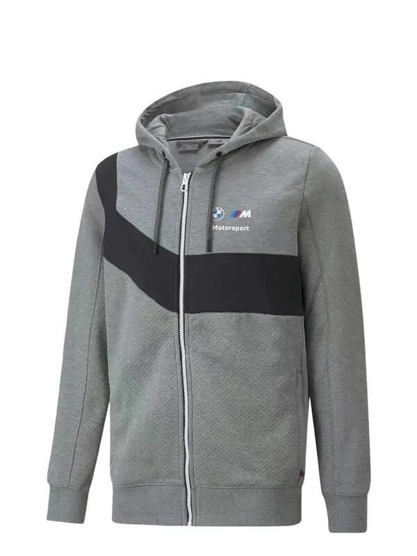 PUMA X Bmw Motorsport Zip-up Hoodie - Grey