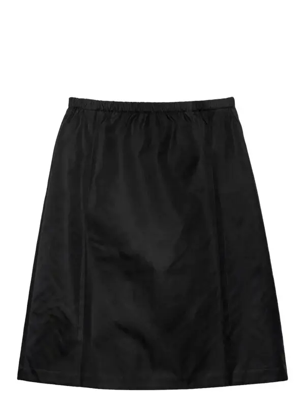 Prada Low-rise Skirt With Side-pocket Detail - Black