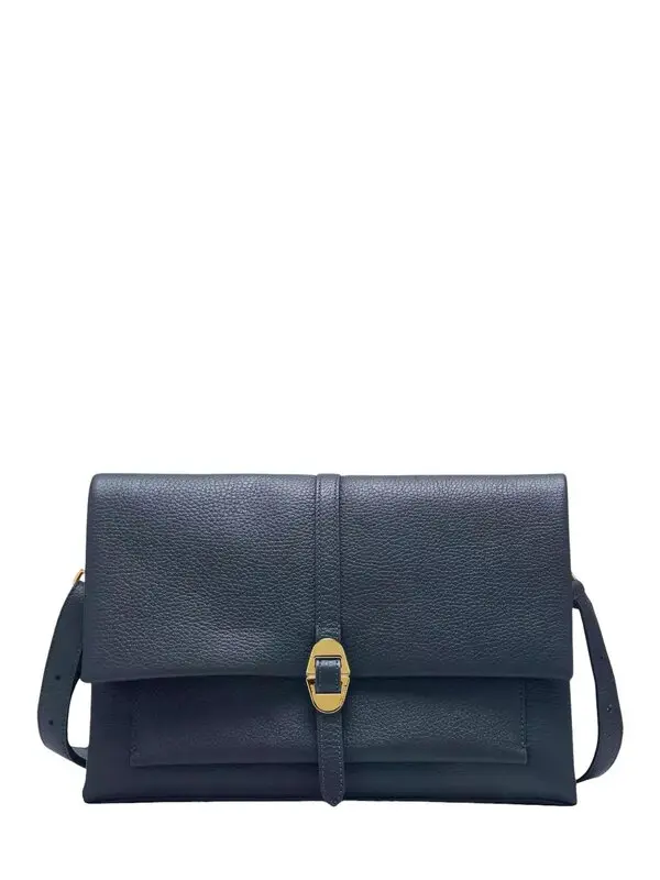 COCCINELLE Flap Dorian Shoulder Bag - Blue