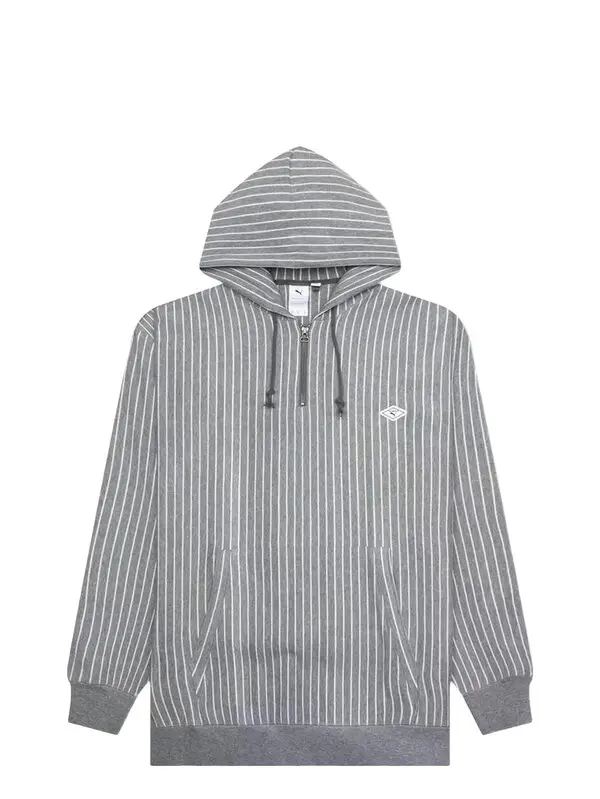 PUMA X Nanamica Striped Hoodie - Grey