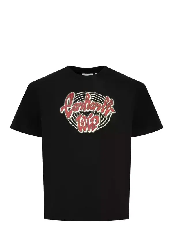 Carhartt Work In Progress Printed Short-sleeve T-shirt - Black