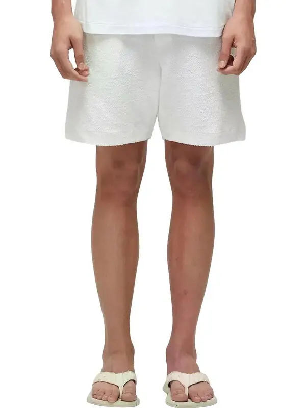 OSKLEN Textured Bermuda Shorts - White