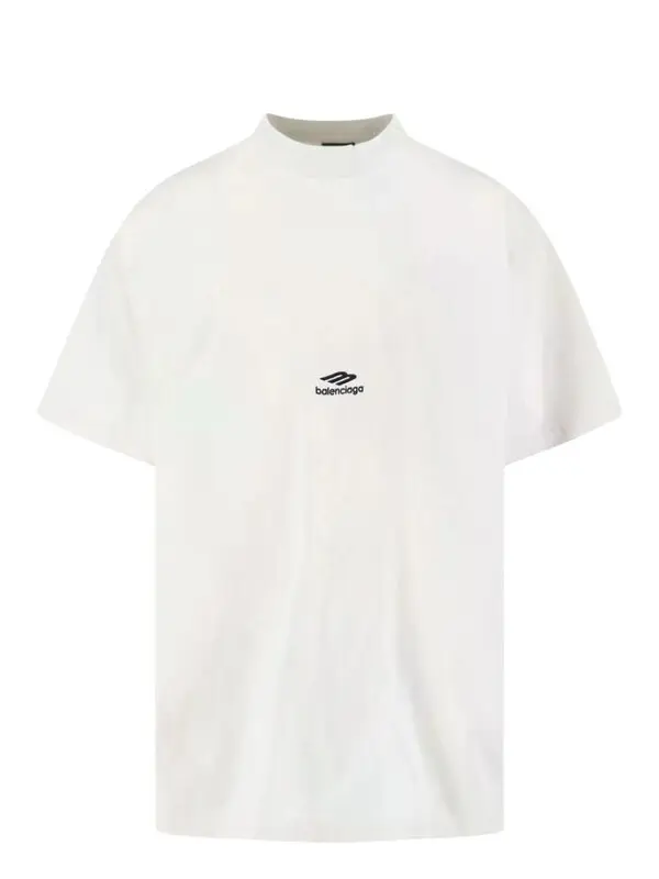 Balenciaga Logo-detail T-shirt - White