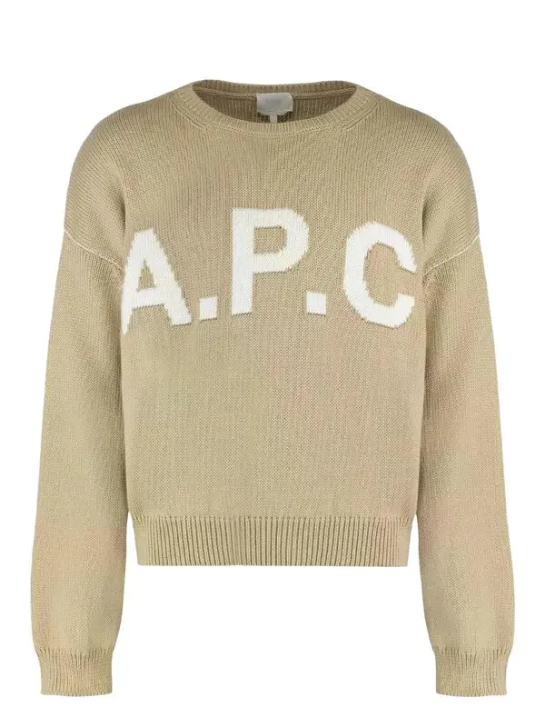 A.p.c. Logo Sweater - Neutrals