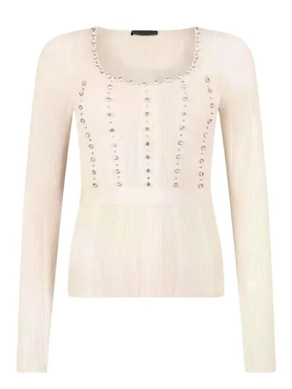 Liu Jo Round-neck Sweater - Neutrals