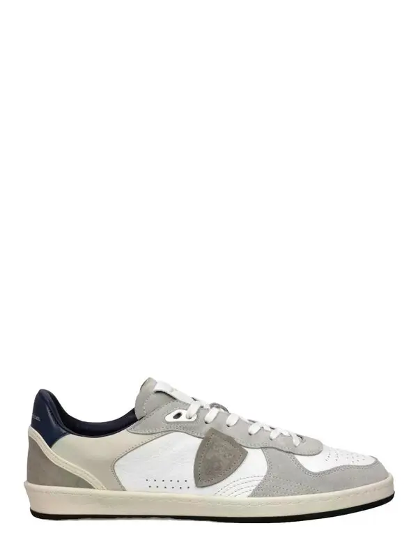 Philippe Model Perforated Patch Sneakers - Grey