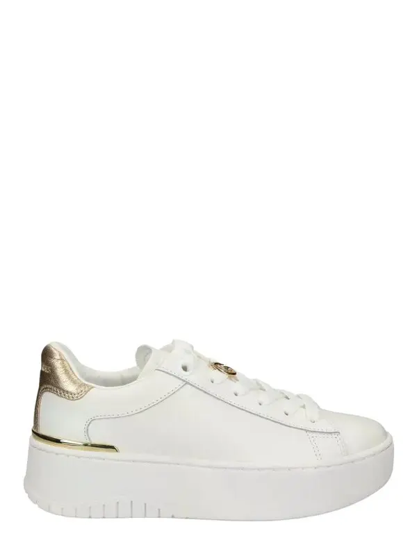 Michael Kors Flatform Sneakers - White