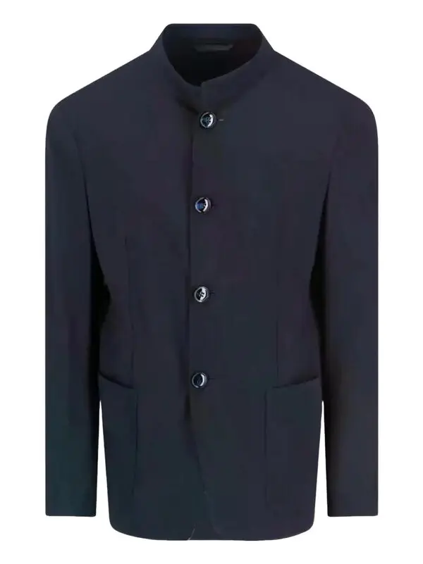 Giorgio Armani Button-up Jacket - Blue