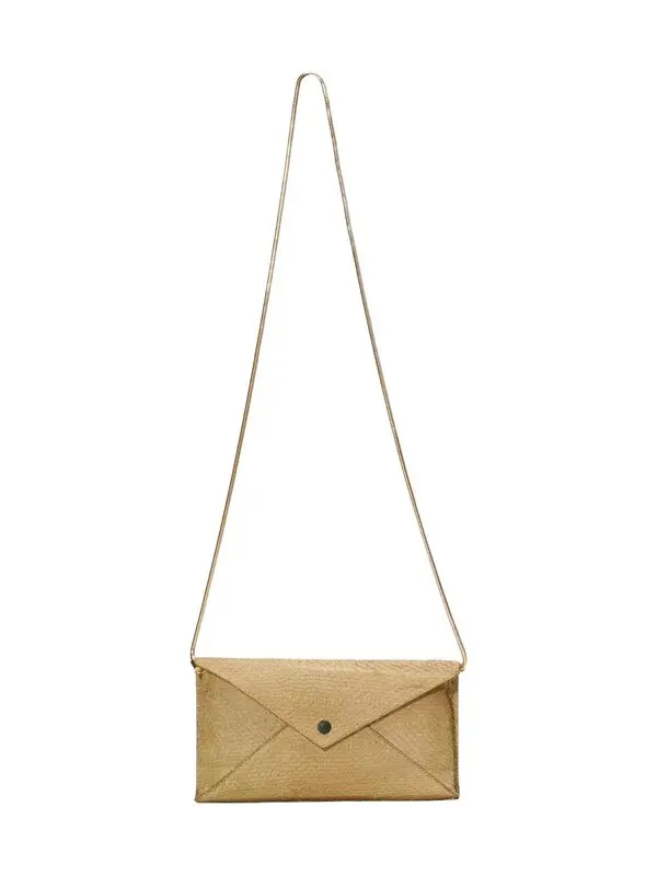 OSKLEN Arini Envelope Cross Body Bag - Neutrals