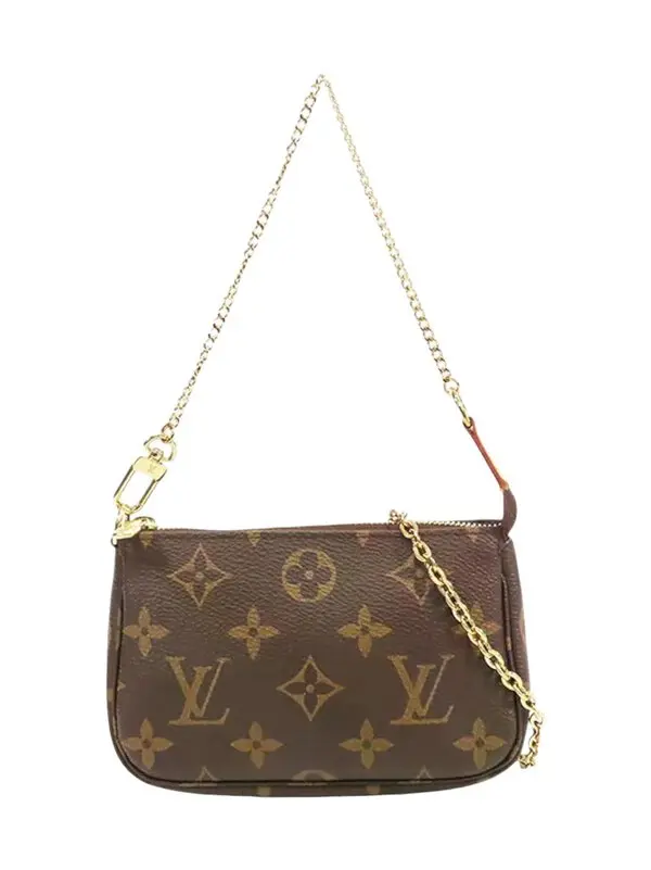LOUIS VUITTON 2022 Monogram Mini Pochette Accessoires - Brown